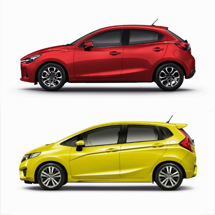 Car News Update: เปรียบเทียบมวยคู่เดือด ตอนที่ 34 : Mazda 2 Hatchback ...